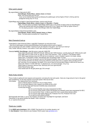 Baldur's Gate Enhanced Edition Walkthrough - Original Party | PDF