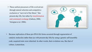 Baldwin effect and cultural explanation | PPT