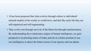 Baldwin effect and cultural explanation | PPT