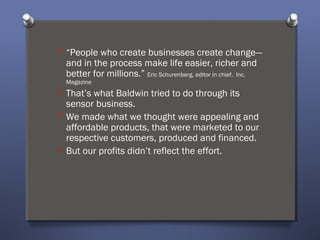 CAPSIM- Baldwin Sensor Presentation - 1 | PPT