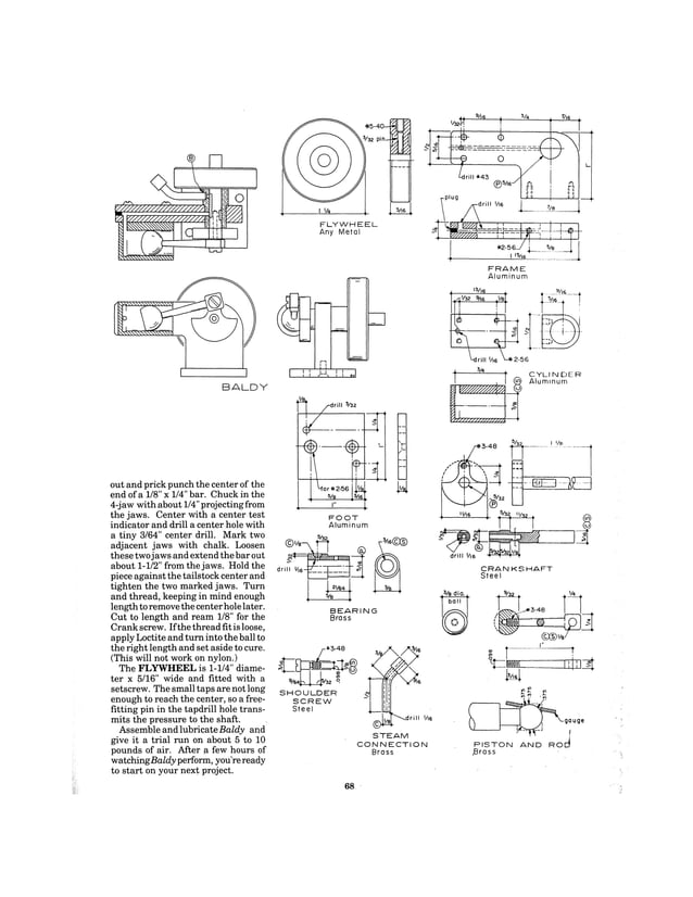 Plans for Simple Single Piston | PDF | Model Toys | Hobbies & Interests