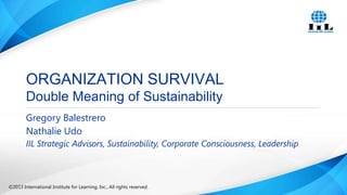 Organizational Survival Through Sustainability | PPTX