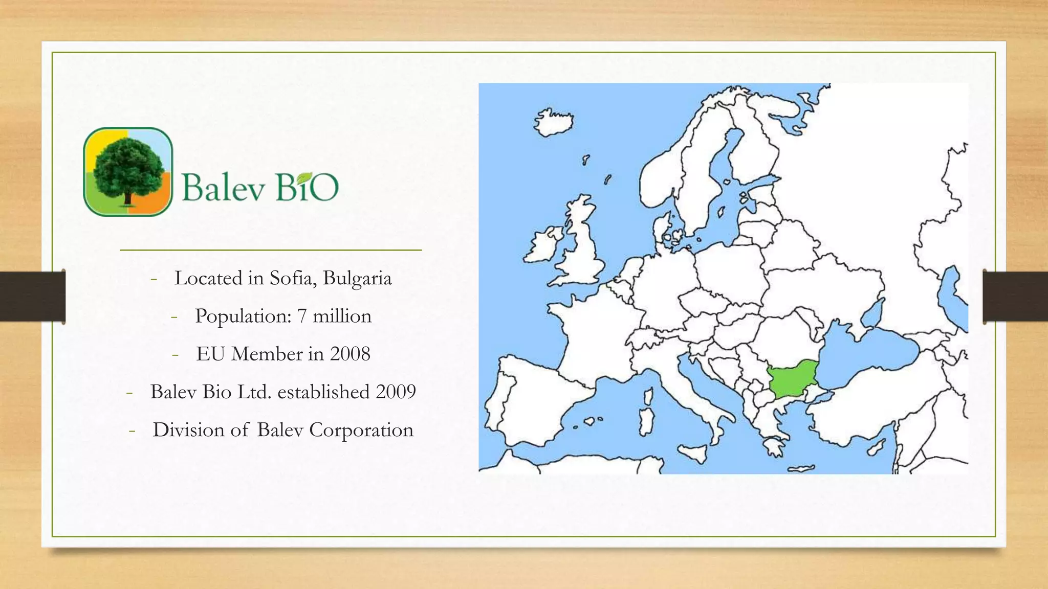 Balev bio | PPT