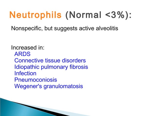 Bal fluid analysis | PPT | Lung and Respiratory Health | Diseases and ...