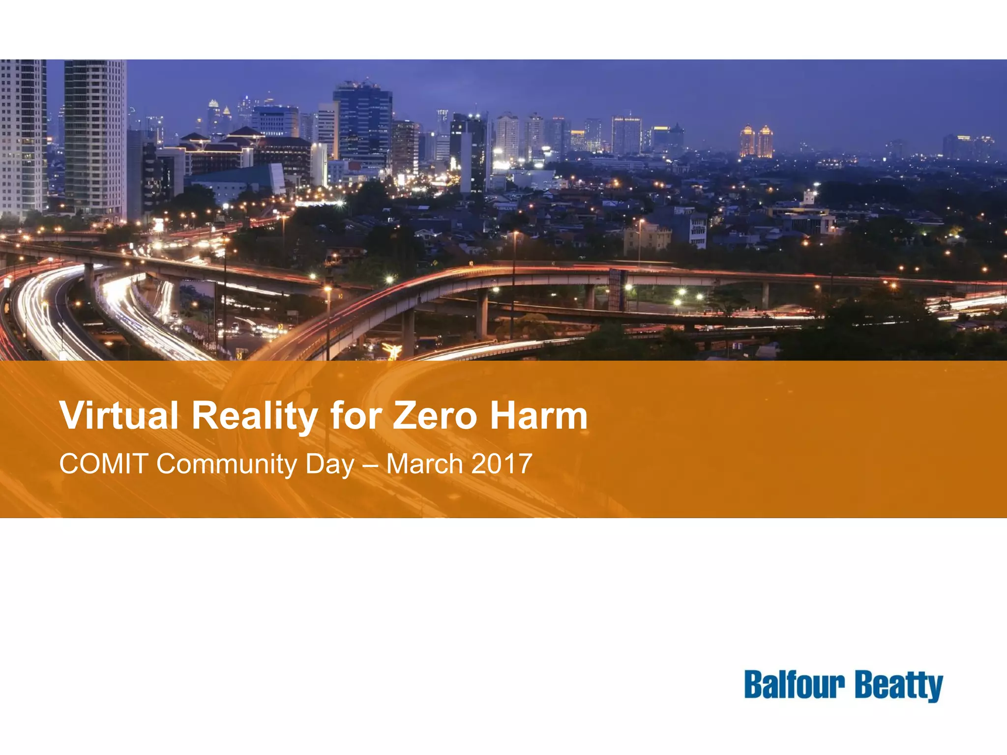 COMIT March 2017 - Virtual Reality for Zero Harm | PDF