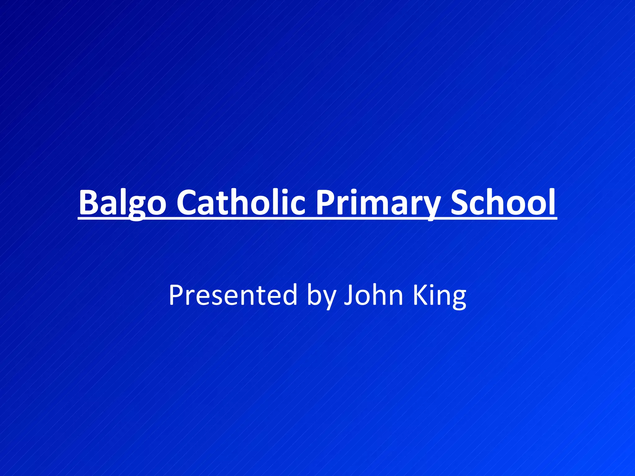 Balgo catholic primary school | PPT | Primary Education | Education