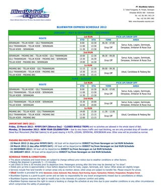 Bali gili-fast-boat-schedule-bluewater-express | PDF | Asia Travel ...