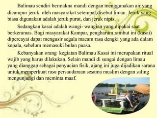 Balimau Kasai Kampar | PPTX