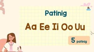 BALIK ARAL FILIPINO 1BALIK ARAL FILIPINO | PPTX