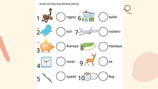 BALIK ARAL FILIPINO 1BALIK ARAL FILIPINO | PPTX