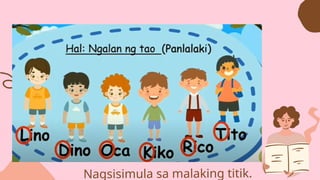 BALIK ARAL FILIPINO 1BALIK ARAL FILIPINO | PPTX