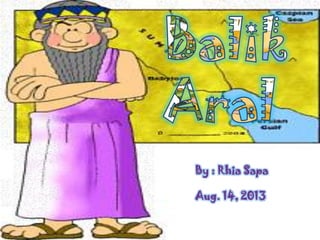 Balik aral sapa Q2 2ndYear | PPTX