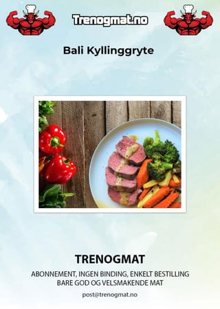 Bali Kyllinggryte - TrenogMat | PDF