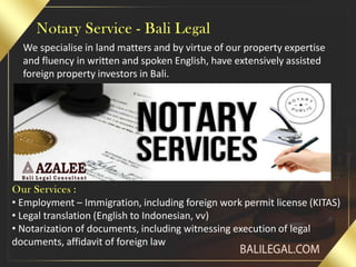 Bali law firm | Balilegal | PDF