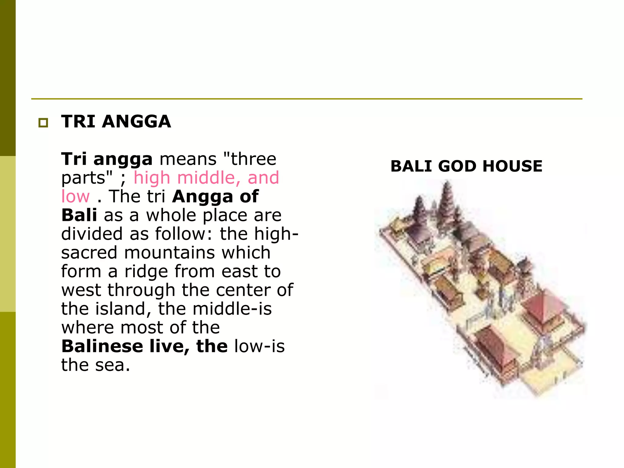 balinese architecture, asian arts | PPTX