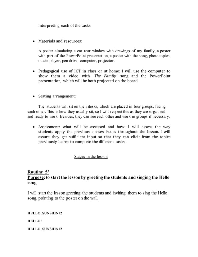 Primary Level - Lesson Plan 4 | DOCX | Primary Education | Education