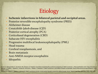Balint Syndrome | PPTX