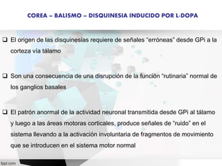 Balismo y hemibalismo | PPTX