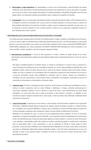 Balistica forense | DOC