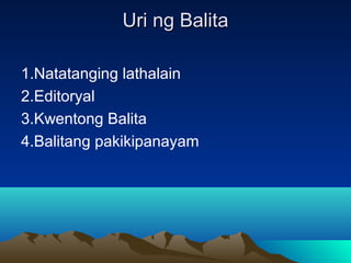 Balita | PPT