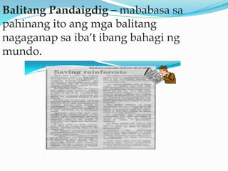 Balita | PPT