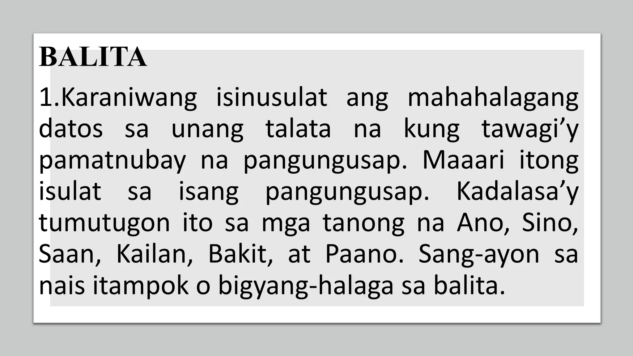 balita - kahulugan at mga halimbawa nito.pptx