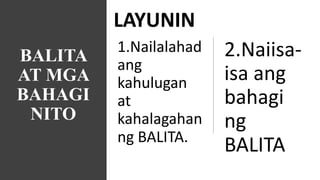 balita - kahulugan at mga halimbawa nito.pptx