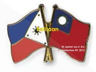 Balitaan ni japhet ero.. Q2 2ndYear | PPTX