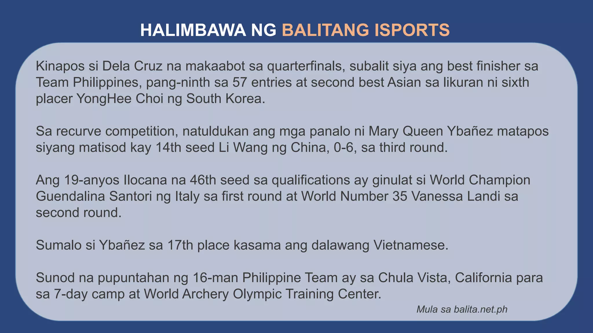 Balitang isports august25 | PPTX