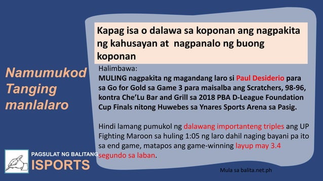 Balitang isports august25 | PPTX