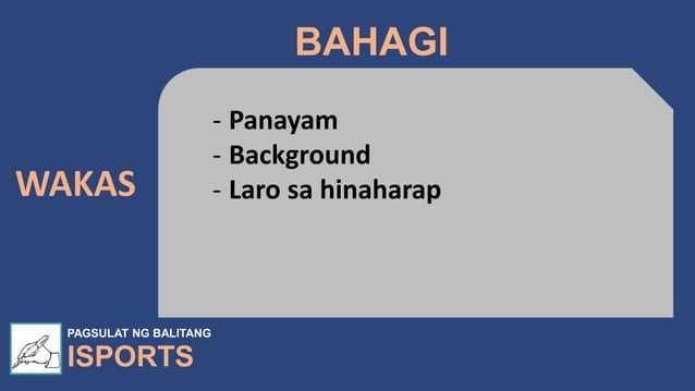 Balitang isports august25 | PPTX