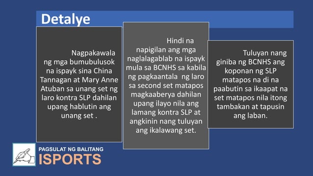 Balitang isports august25 | PPTX