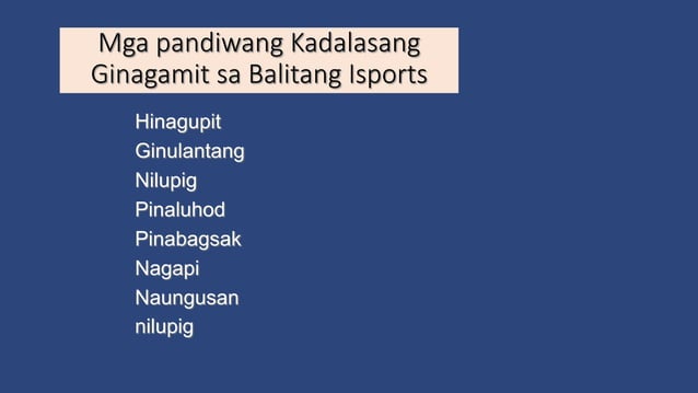 Balitang isports august25 | PPTX