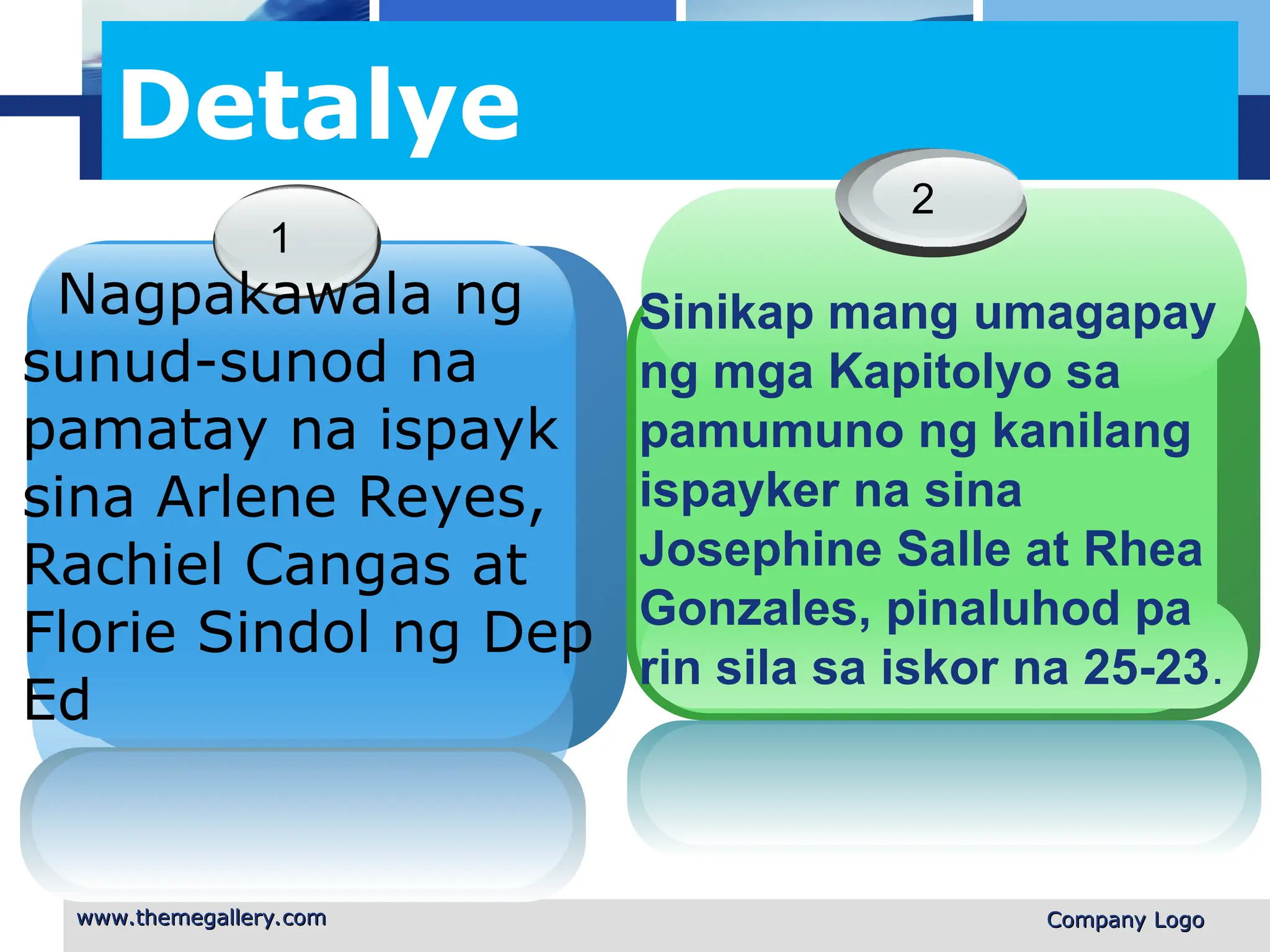 Balitang Isports o Balitang Pampalakasan | PPT