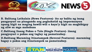 Balita ppt | PPTX