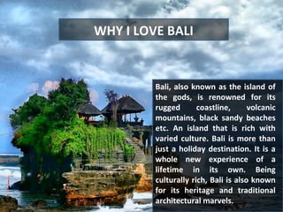 Bali tourism | PPT