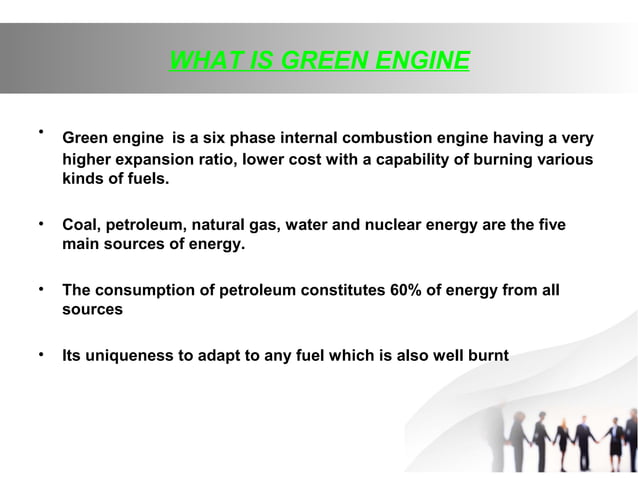 green engine technology | PPT | Green Vehicles | Auto Type