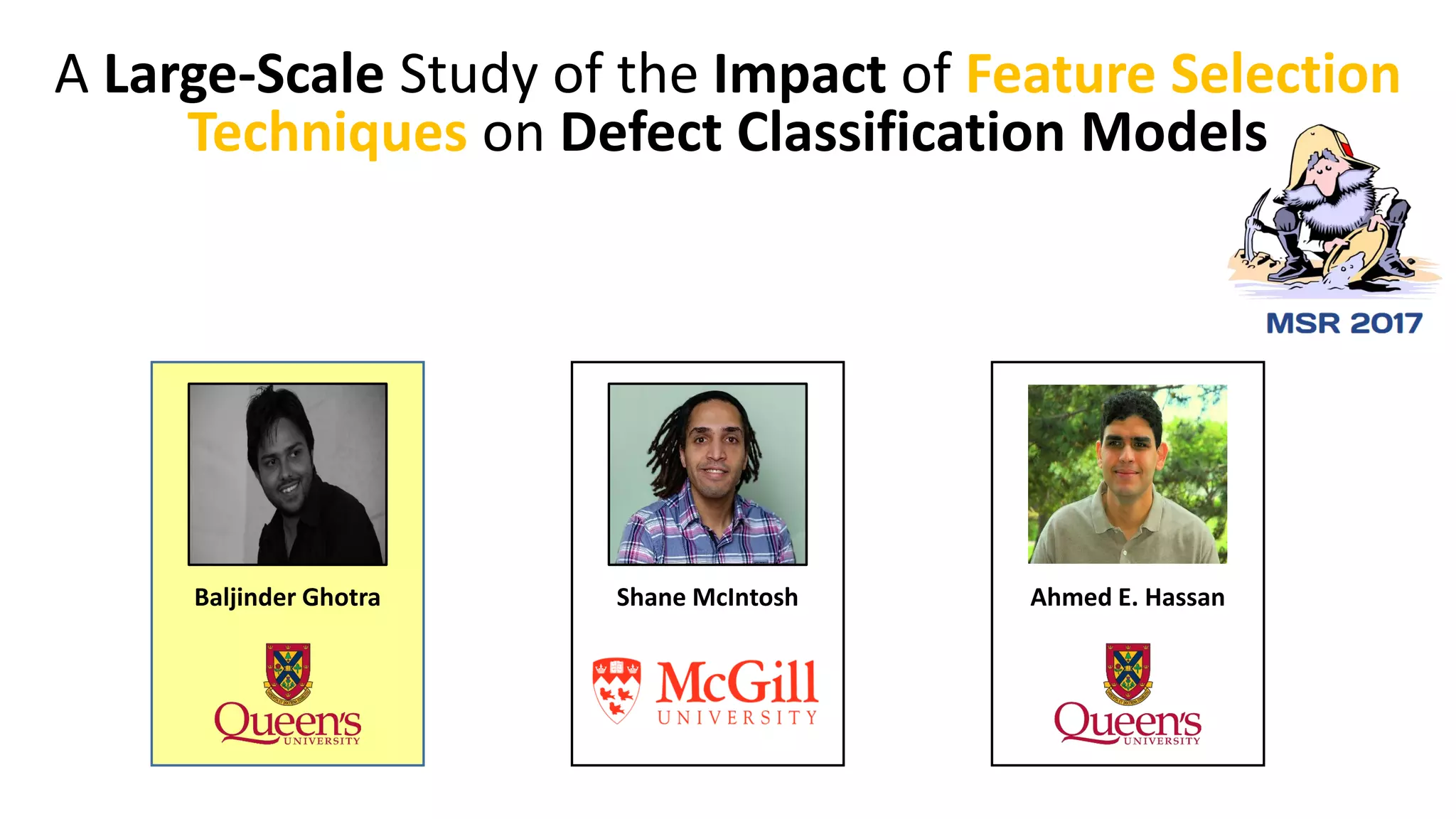 A Large-Scale Study of the Impact of Feature Selection Techniques on ...
