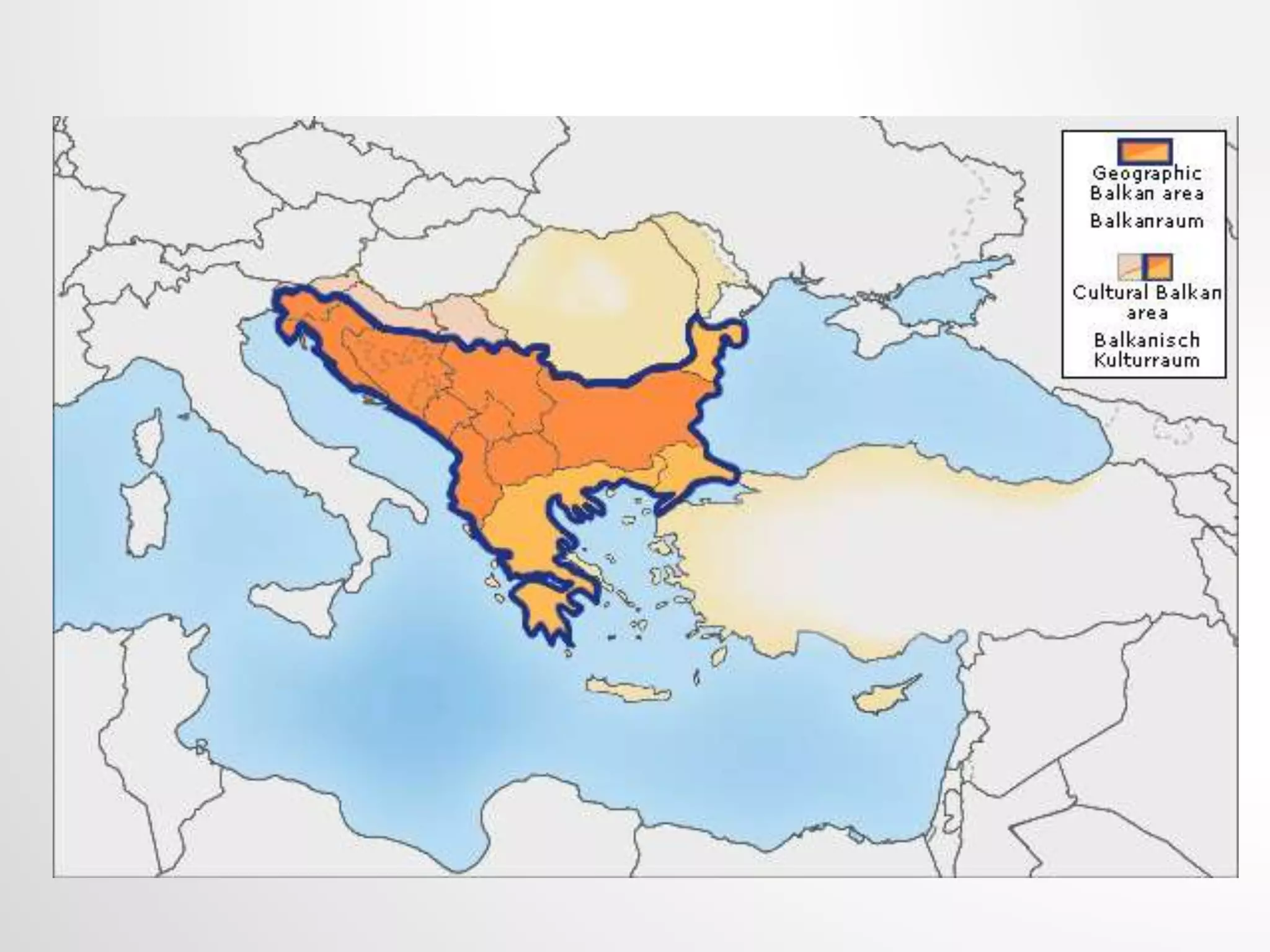 Balkansko poluostrvo geografija(Jugoistočna Evropa) | PPTX