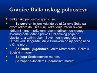 Balkansko poluostrvo - Saša Stojanović | PPT