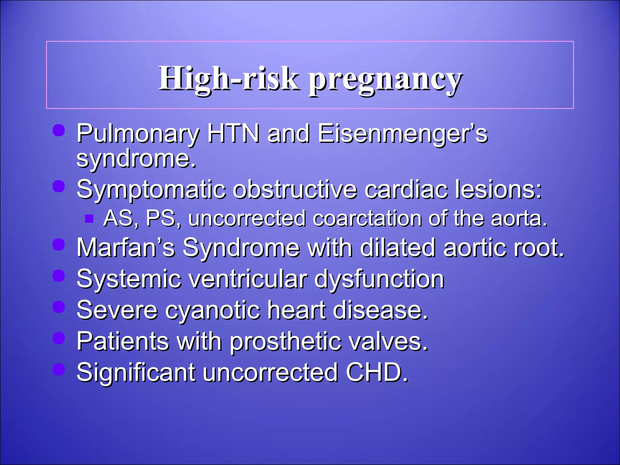 cardiac disease in pregnancy | PPT