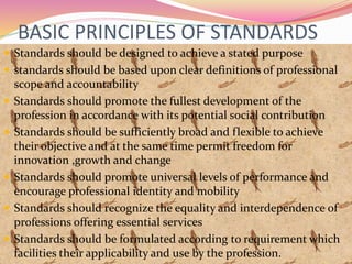 Nursing standards | PPTX