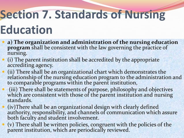 Nursing standards | PPTX