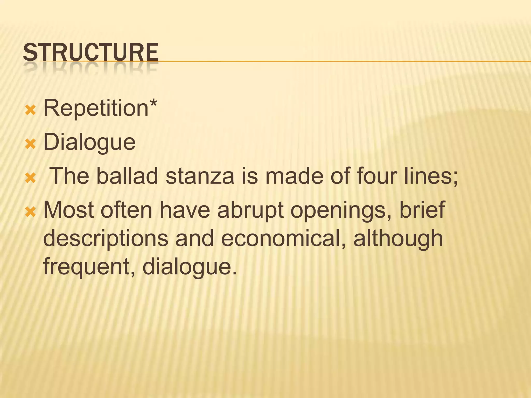 Ballad golden vanity | PPTX