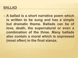 Ballad golden vanity | PPTX