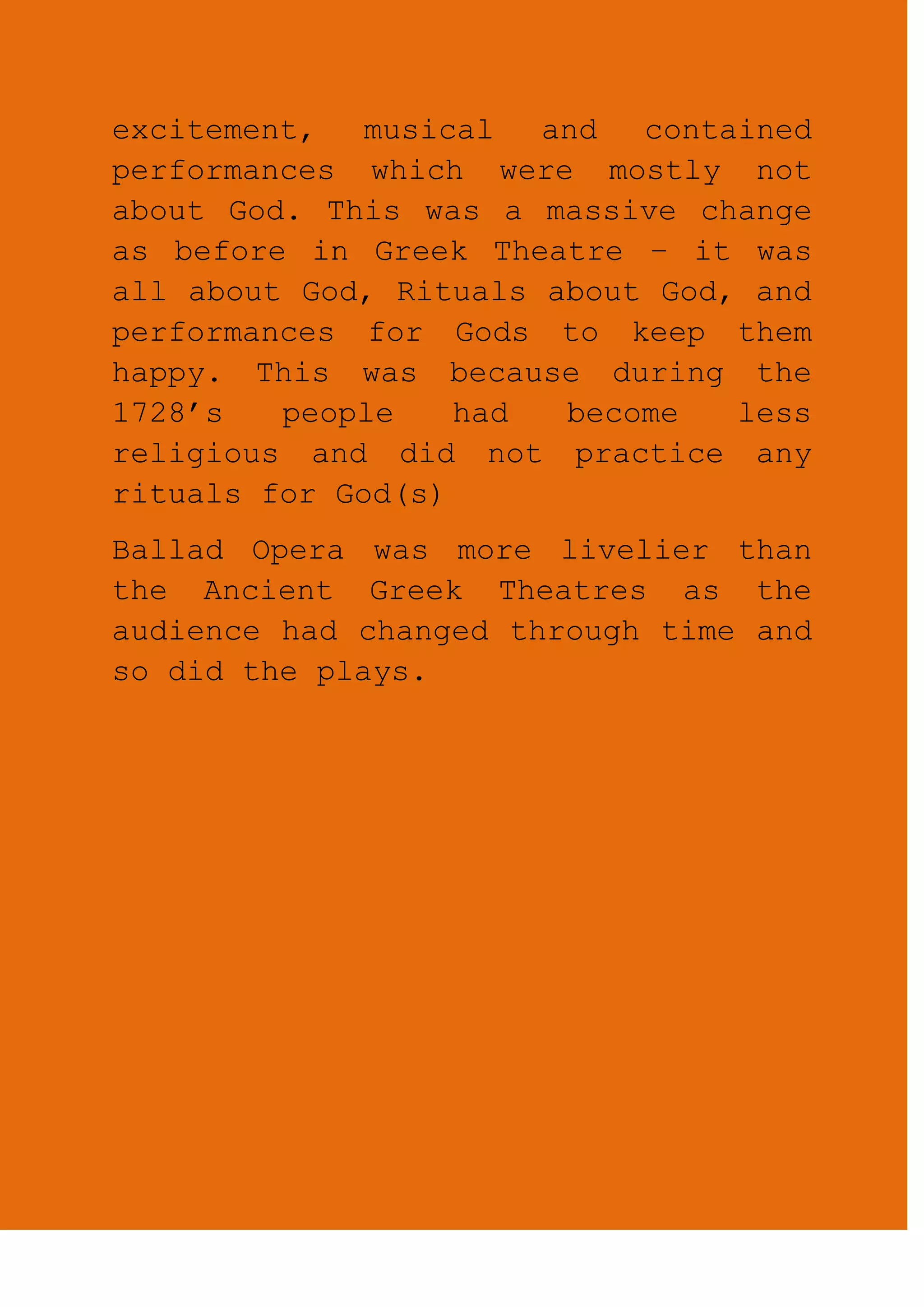 Ballad Opera - More Information About Ballad Opera | DOCX