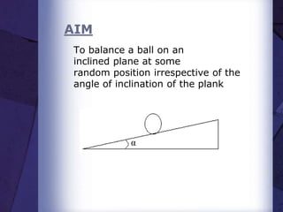 Ball and beam system | PPTX