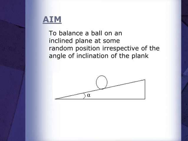 Ball and beam system | PPTX