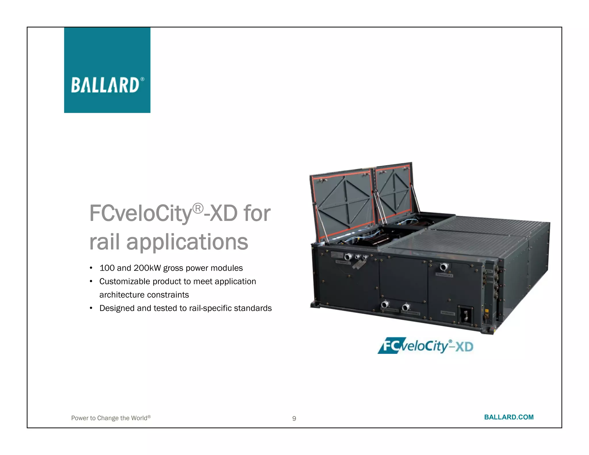 HYDRAIL: Fuel Cell Solutions for Rail Applications | PDF