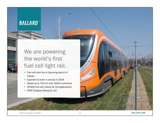 HYDRAIL: Fuel Cell Solutions for Rail Applications | PDF